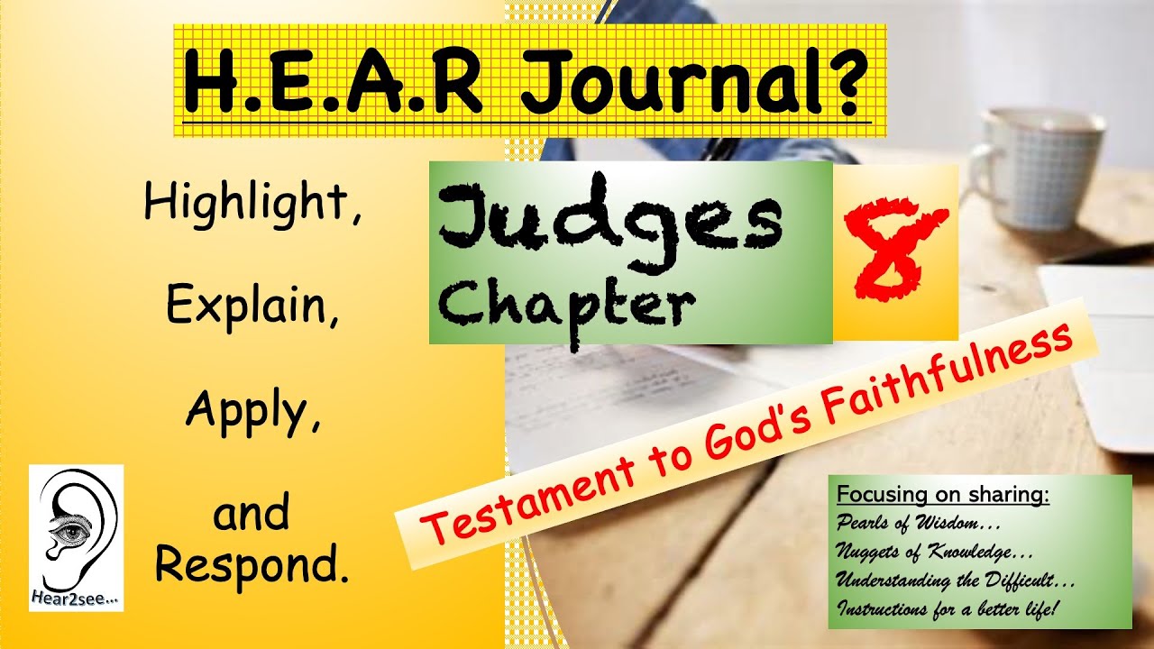 Judges Chapter 8 - Listen & Read with HEAR Journal #bible #biblestudy # ...