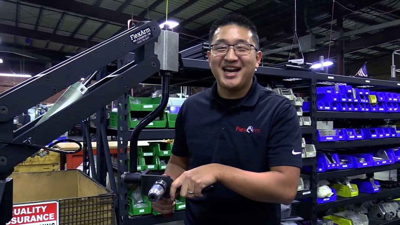 FlexArm | Ergonomic Problem Solving - Rotating Clamp - YouTube