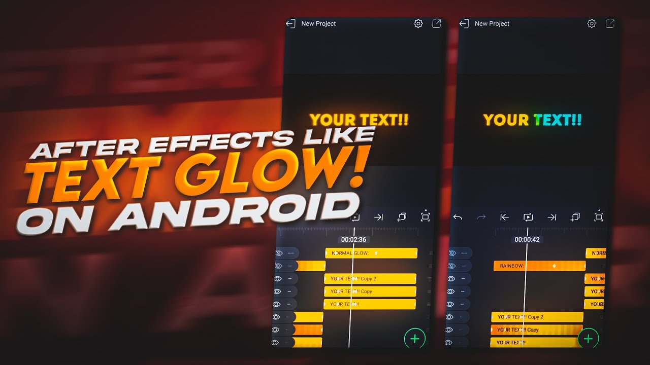 AE LIKE TEXT GLOW TUTORIAL ON ALIGHT MOTION! AE LIKE TEXT GLOW PRESET! - YouTube