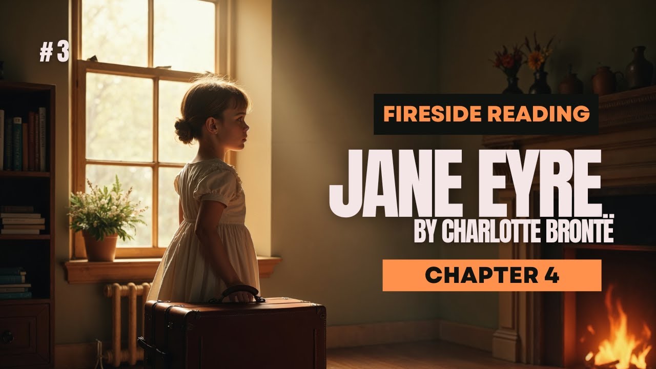 Jane Eyre Chapter 4 – Goodbye to Gateshead |🔥 Fireside Audiobook Read ...