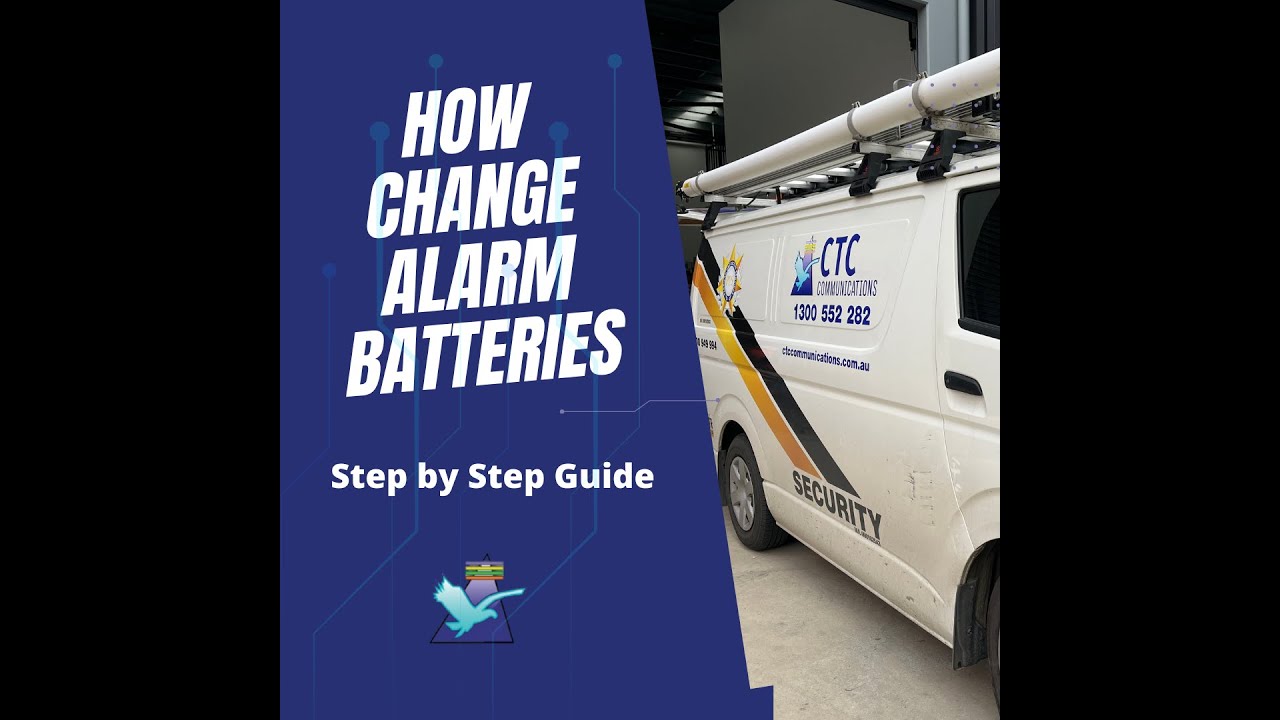 How To Replace Batteries Security Alarm Systems - YouTube
