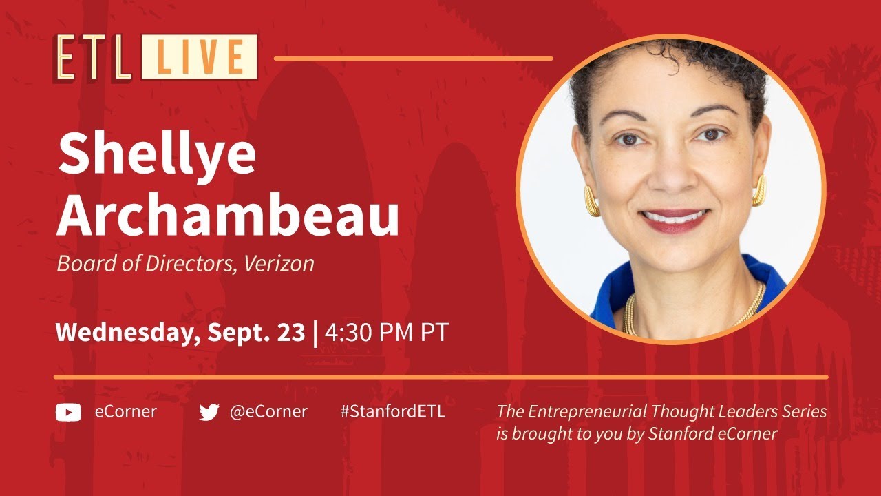 ETL Speaker Series: Shellye Archambeau, Verizon - YouTube