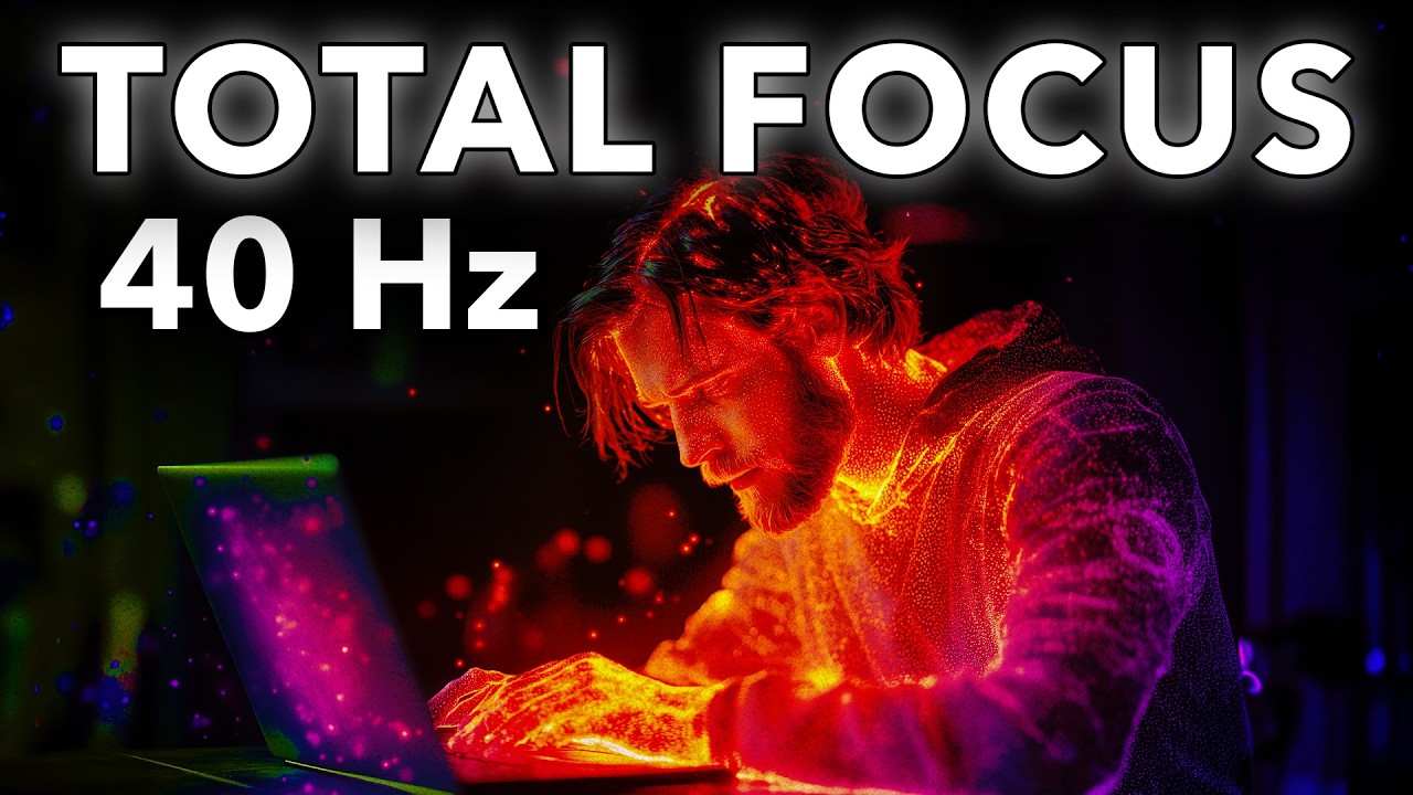 40hz gamma waves binaural beats - YouTube