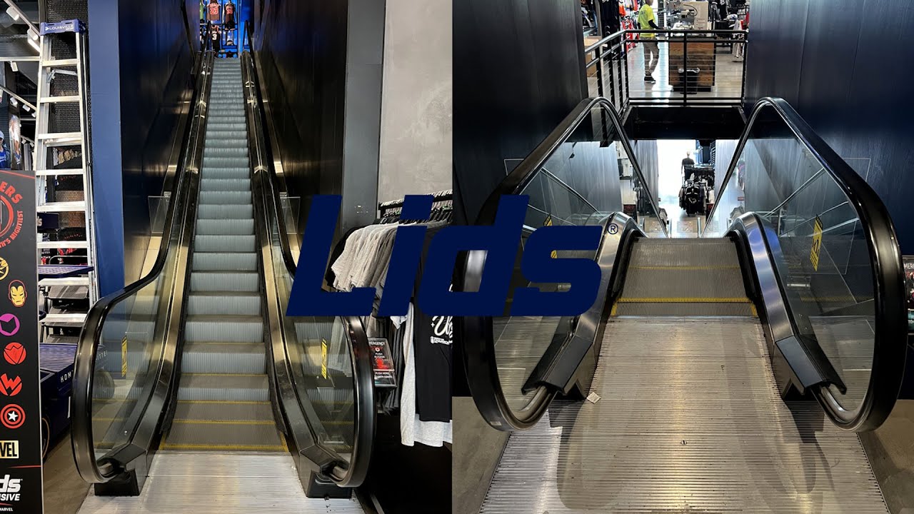 Single OTIS Medium-File Escalator - Lids on The Strip - Las Vegas, NV - YouTube