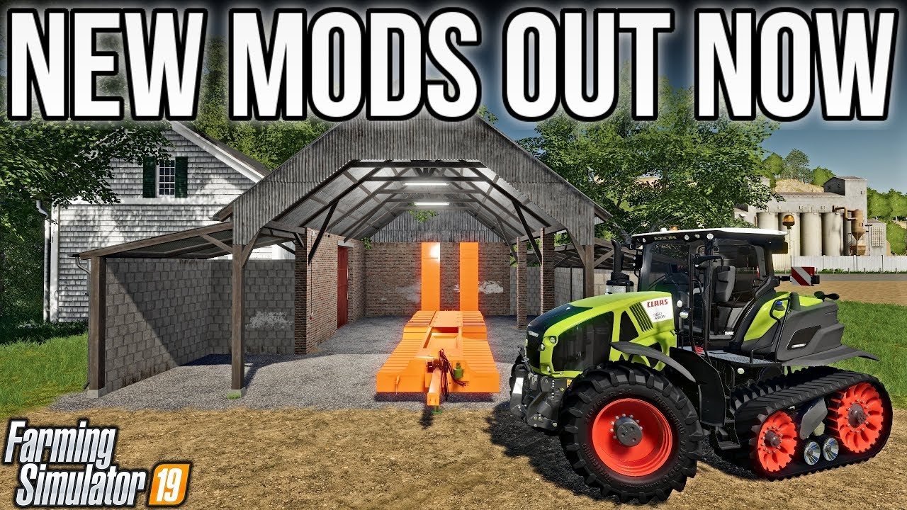 NEW MODS FS19! Claas Axion TT + New Map! (14 Mods) | Farming Simulator ...