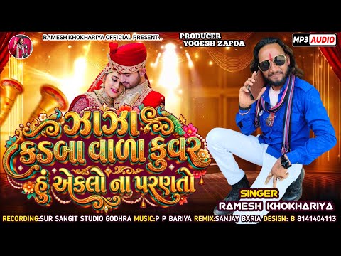 Ramesh Khokhariya | ઝાઝા કડબા વાળા કુવર હુ એકલો ના પરણતો  | Zaza Kadba Vala Kuvar Hu Aeklo Na Parnto