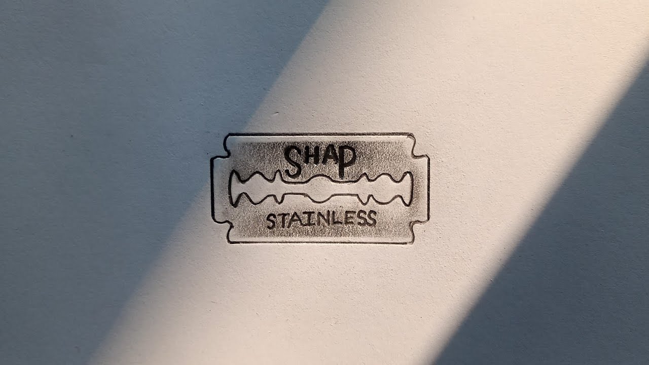 Easy blade drawing step by step - YouTube