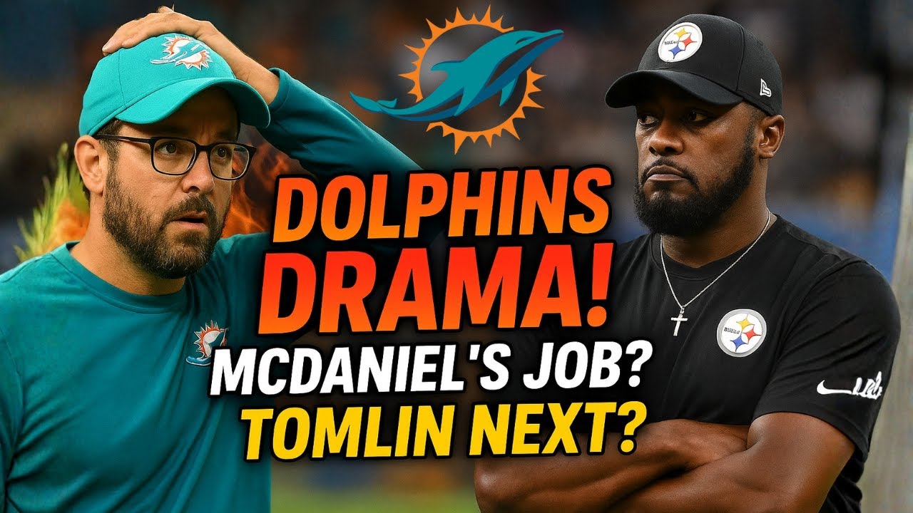 😳 Miami’s Shocking Coaching Decision! Could Tomlin Replace McDaniel? 🏈💣 ...