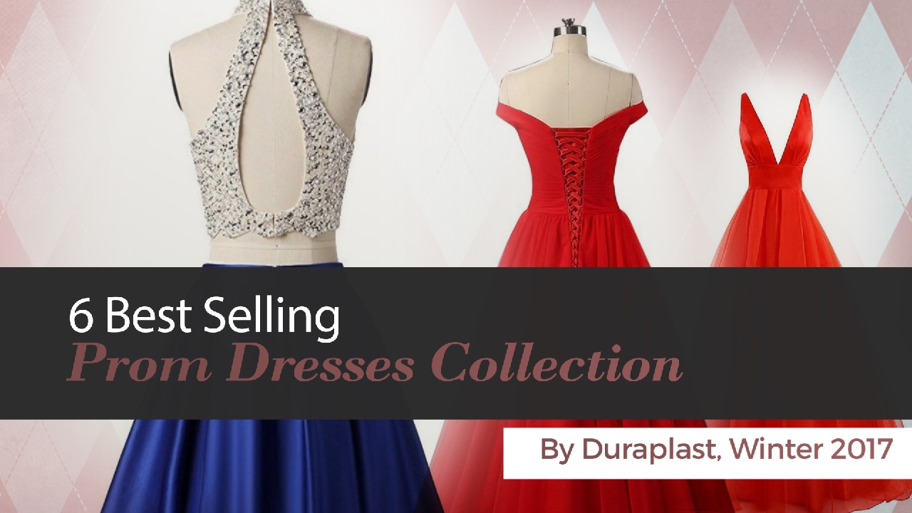 6 Best Selling Prom Dresses Collection By Duraplast, Winter 2017 - YouTube