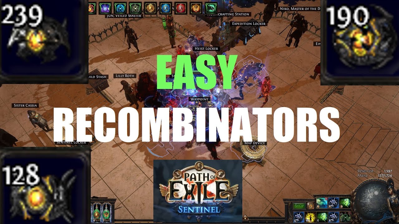 Path of Exile 3.18: SIMPLE EASY Recombinator Guide in Sentinel League ...