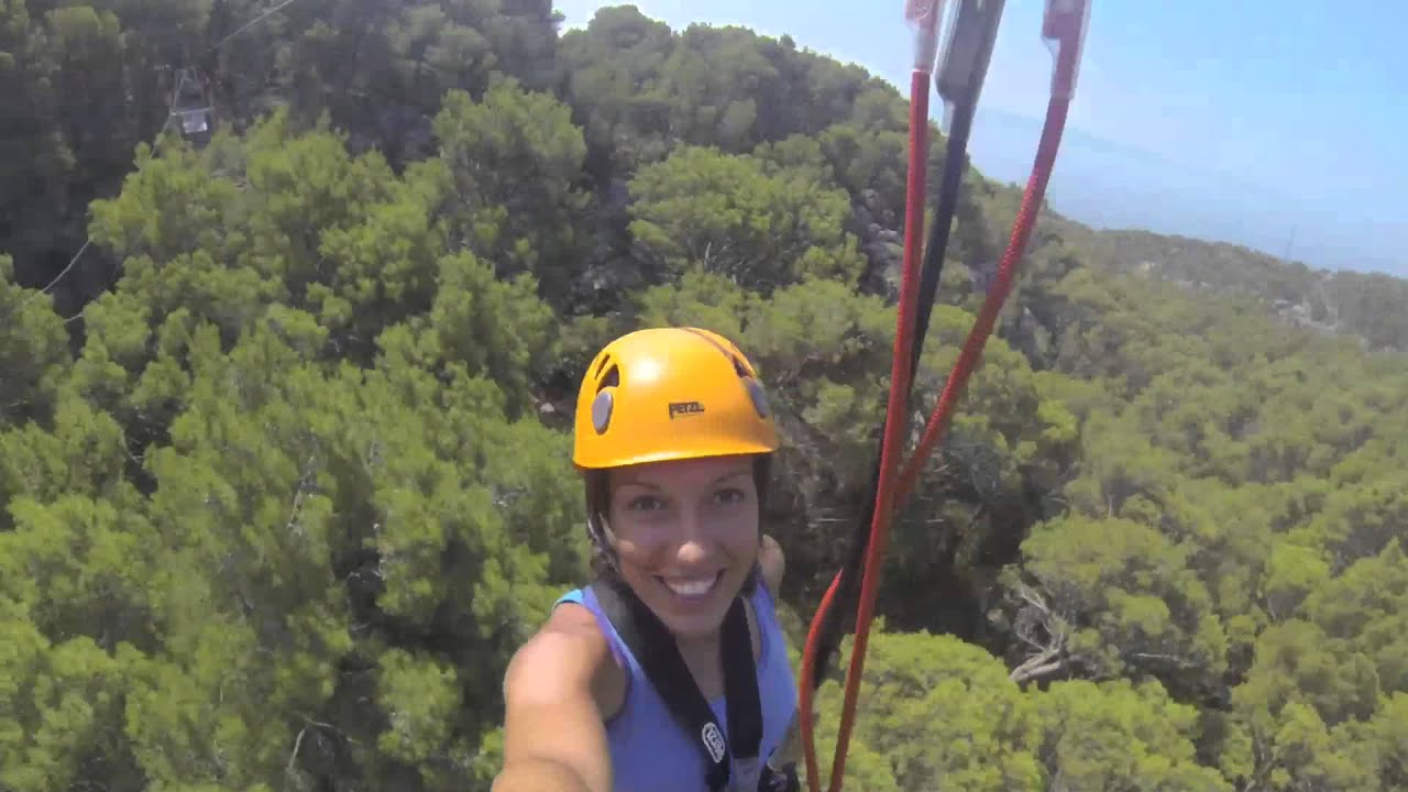 Zipline Tučepi - YouTube