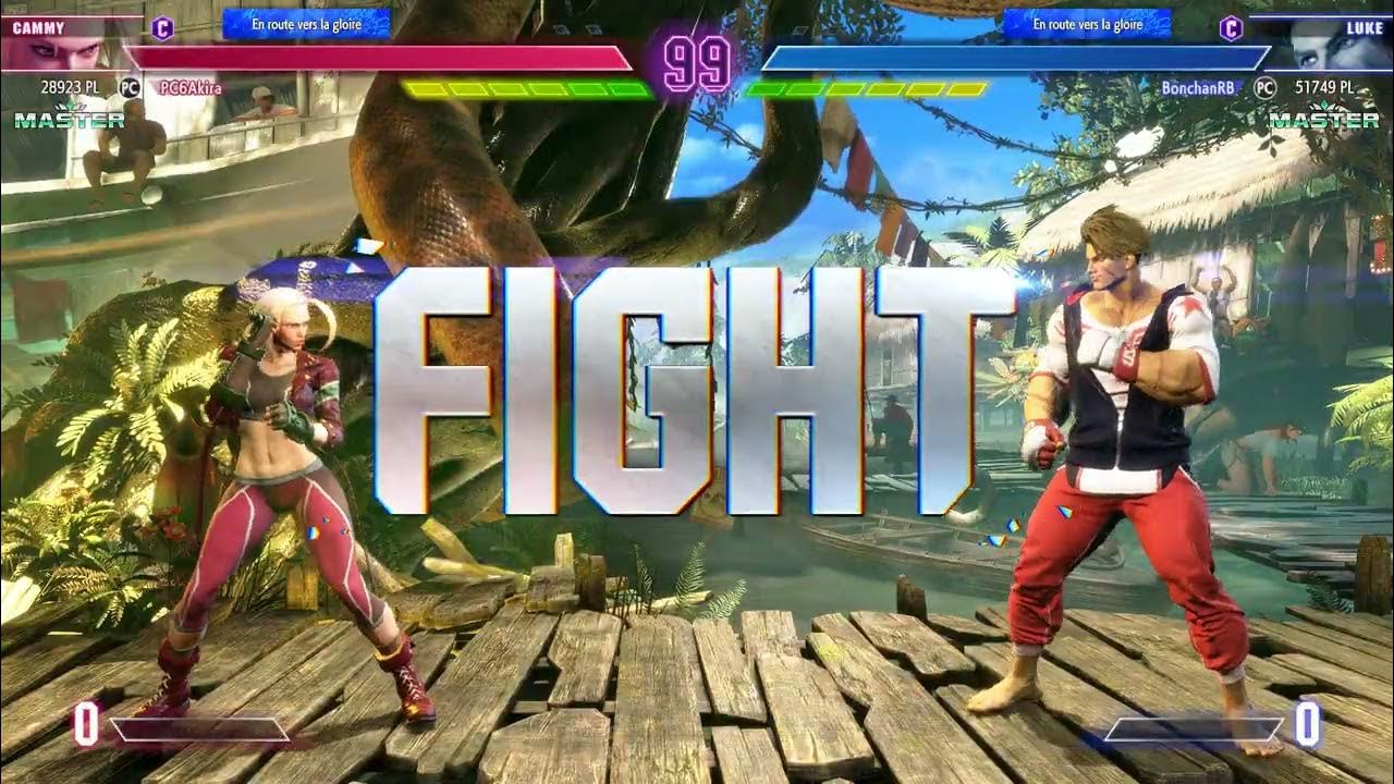 SF6 Pc6akira (Cammy) VS (Luke) Bonchan - YouTube