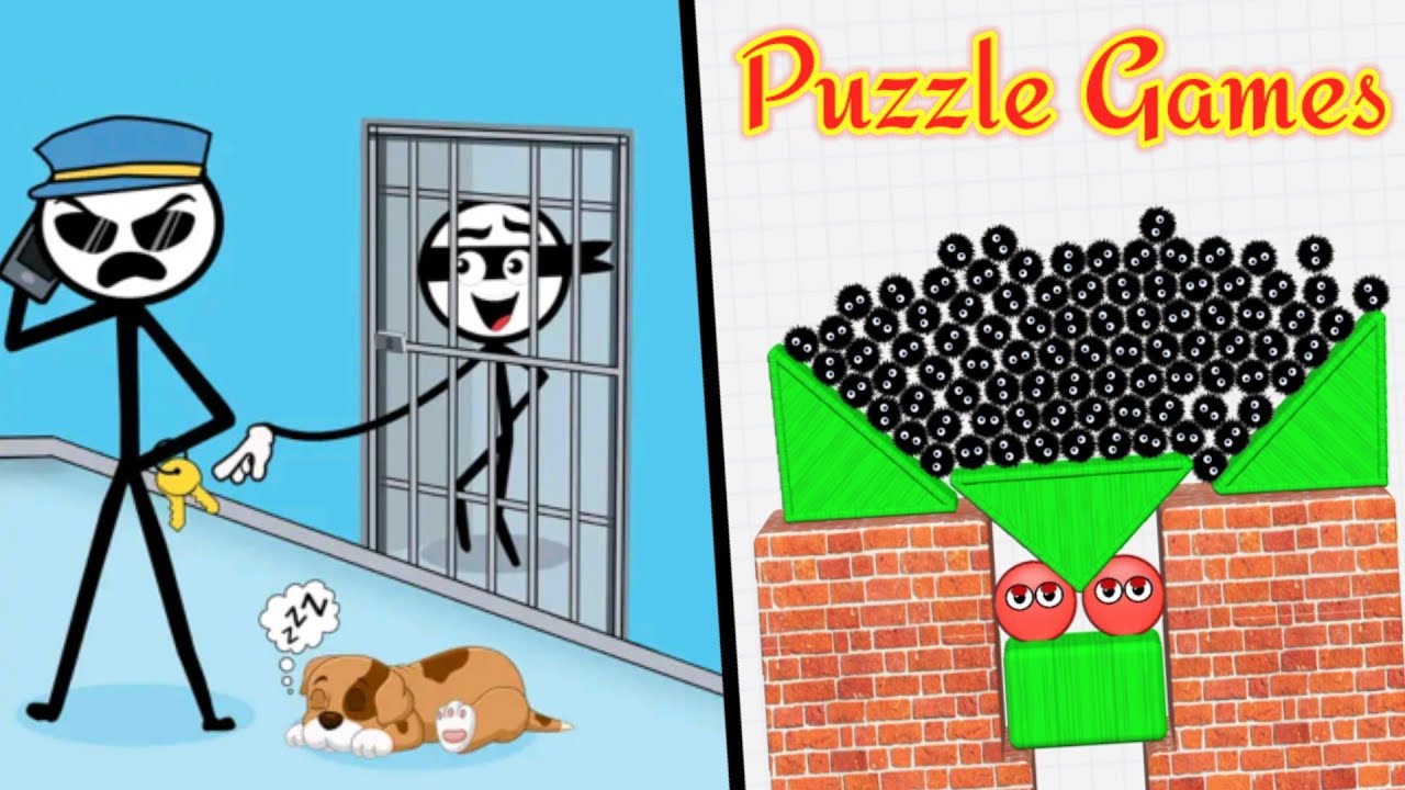 Hide Ball ( save the doge ) thief puzzle ( help police);2048 gameplay ...