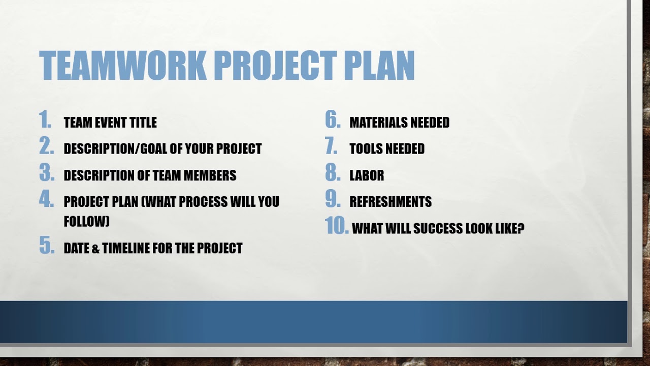 Teamwork Plan Project Video 3 2 1 - YouTube