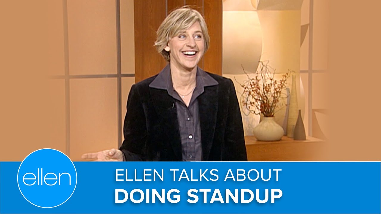 Ellen Talks About Doing Standup - YouTube