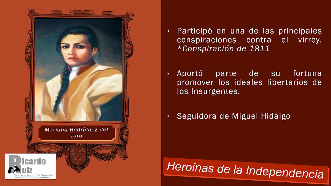 Heroínas de la Independencia : Mariana Rodríguez del toro # ...