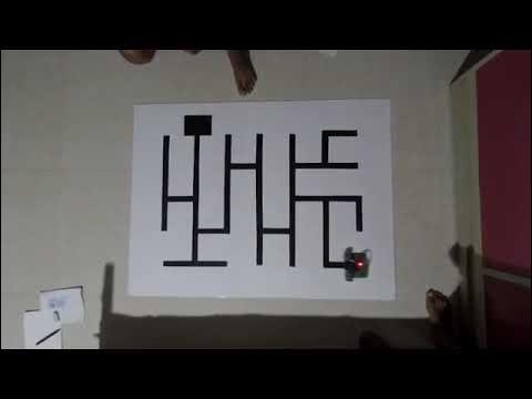 IR sensor maze solving robot || maze puzzle solving robot using Arduino #arduino #maze #irsensor ...