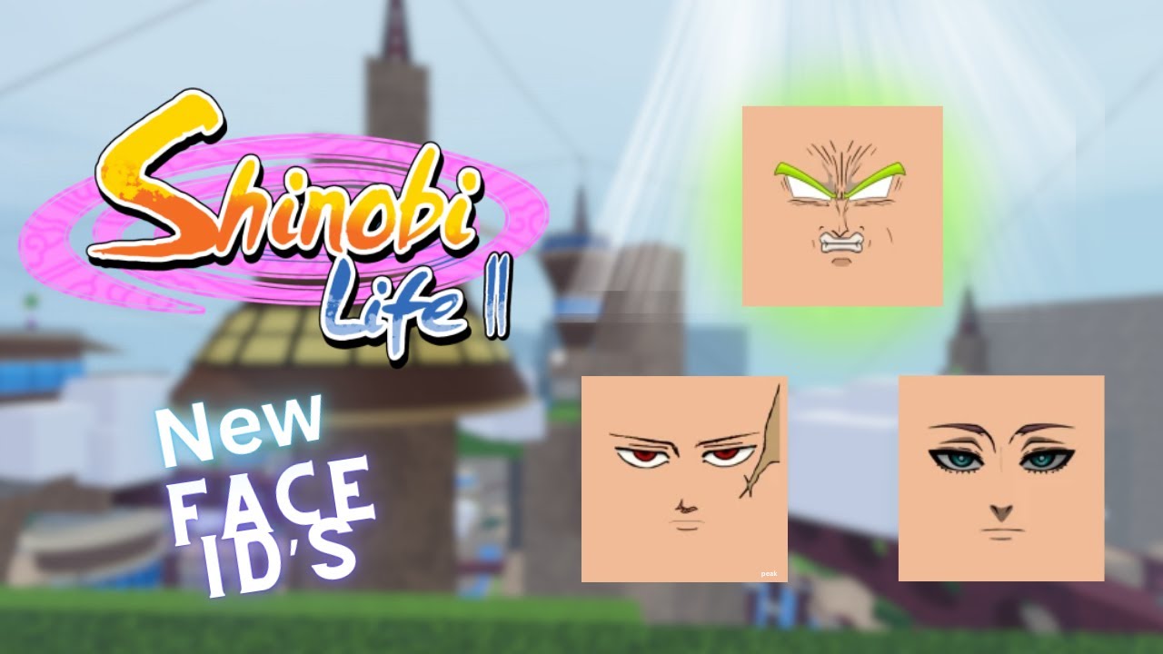 NEW Shindo Life Face I'DS!! + Cape Id - YouTube