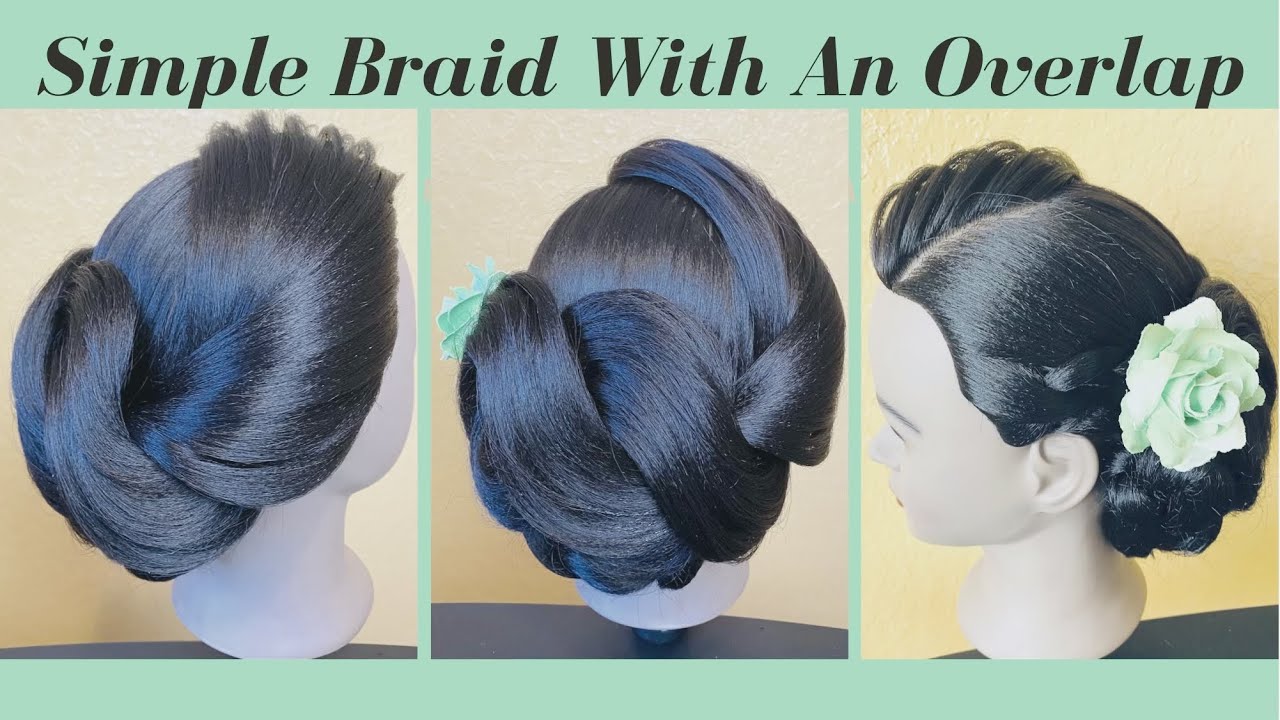 Simple Braid With An Overlap - YouTube