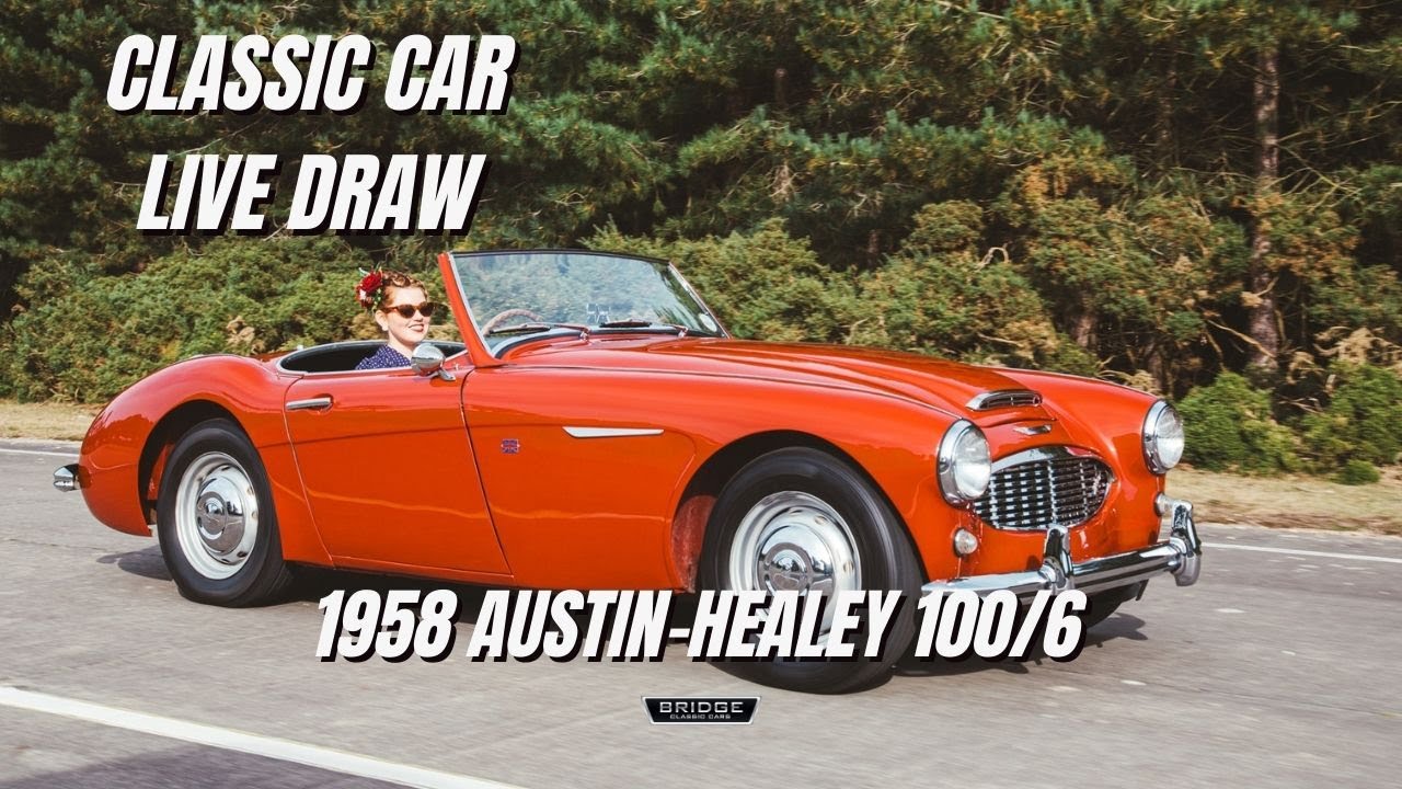 Classic Car Live Draw - 1958 Austin-Healey 100/6 - YouTube