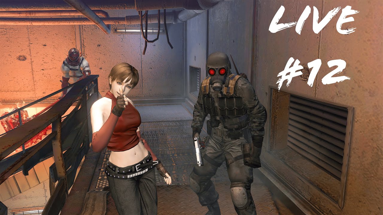 RE5 Co-op Mod! Boss Historia X w/ Claire and Chris Live #12 Rebecca ...
