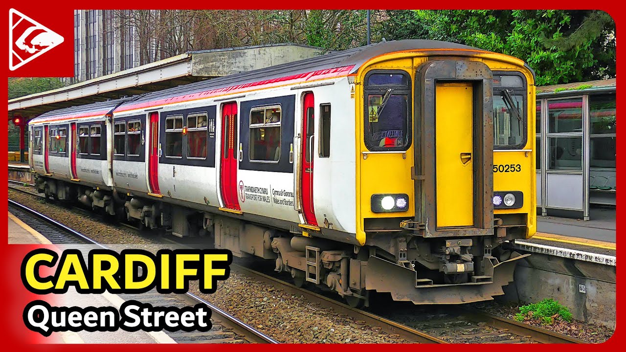 Trains at Cardiff Queen Street 25/03/2023 - YouTube