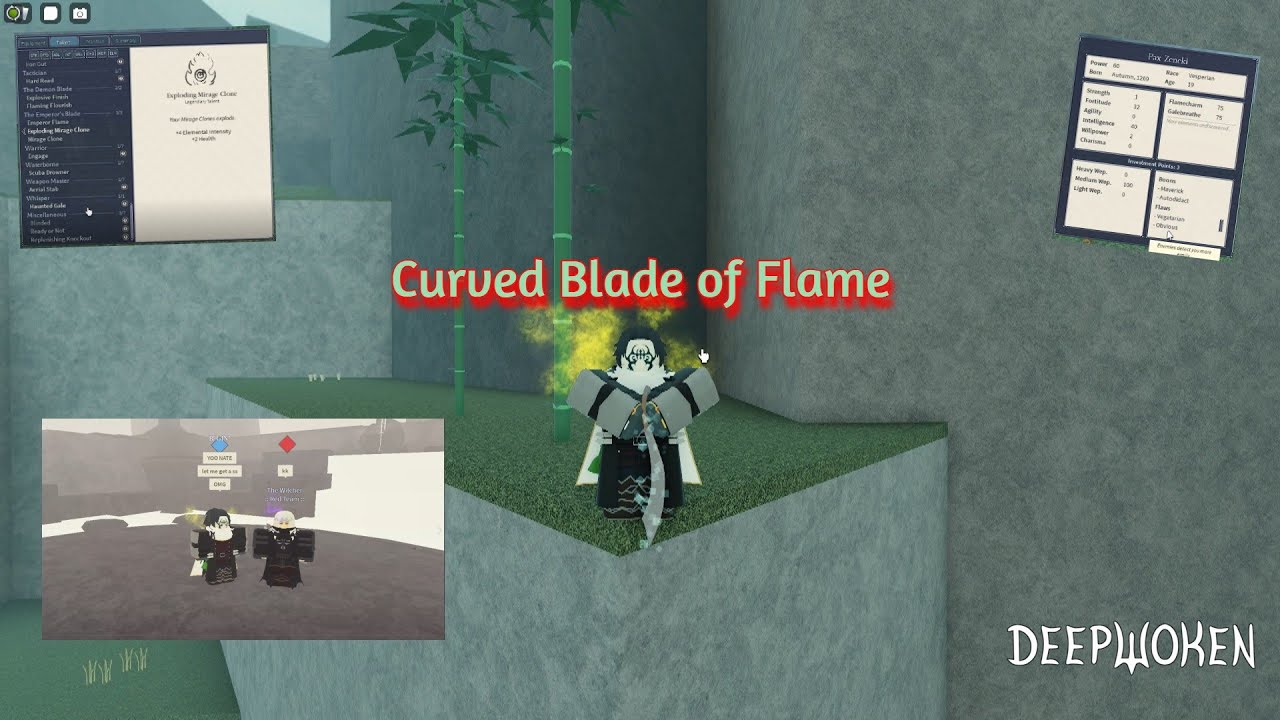 Deepwoken | Curved Blade of Flame - YouTube