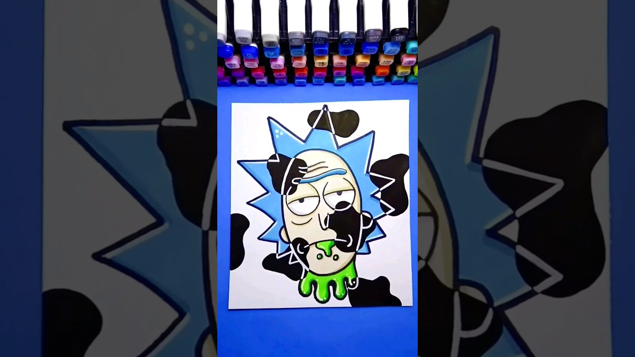 Did I mess up this drawing of Rick?! #shorts - YouTube