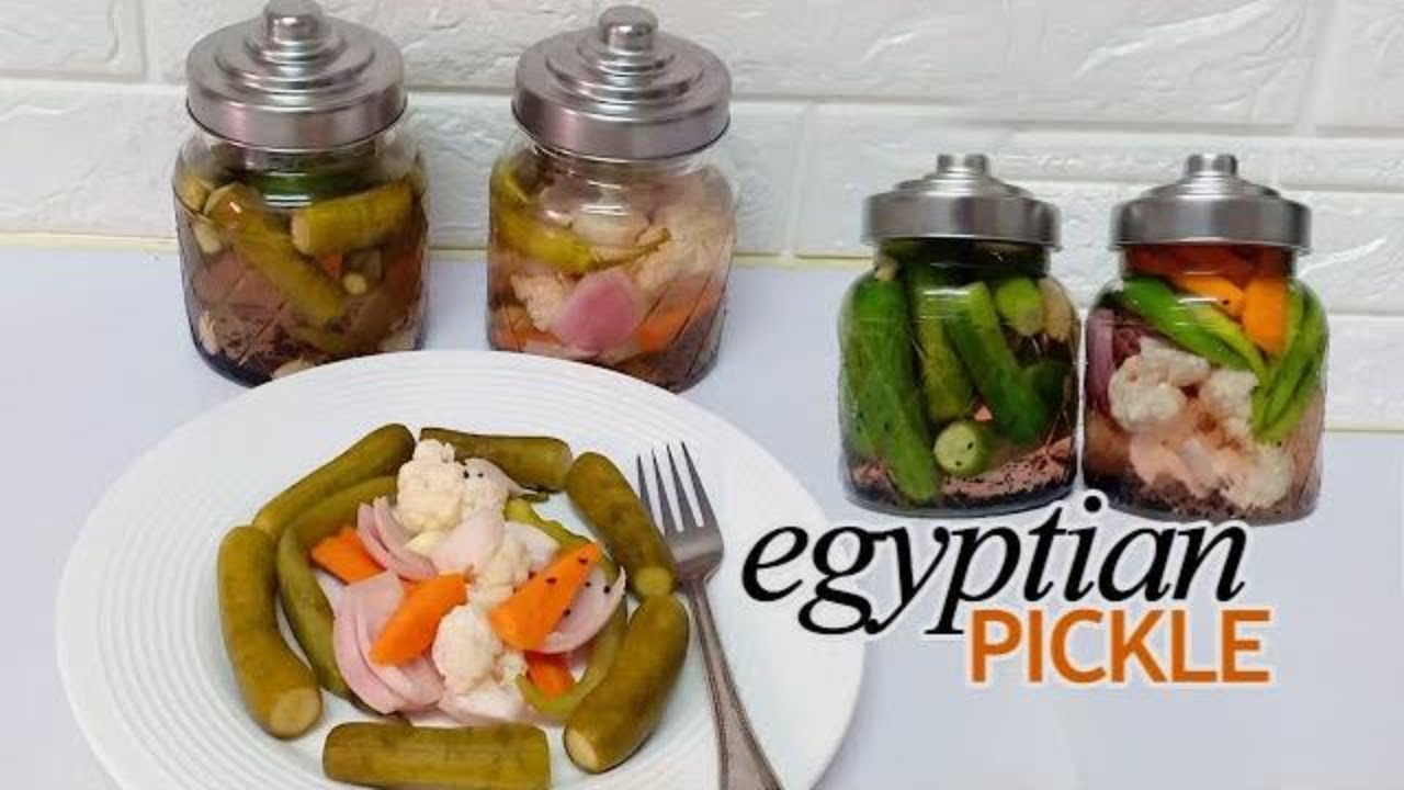 Homemade Egyptian Pickle | Restaurant Style | Arabic Achaar bohat hi ...