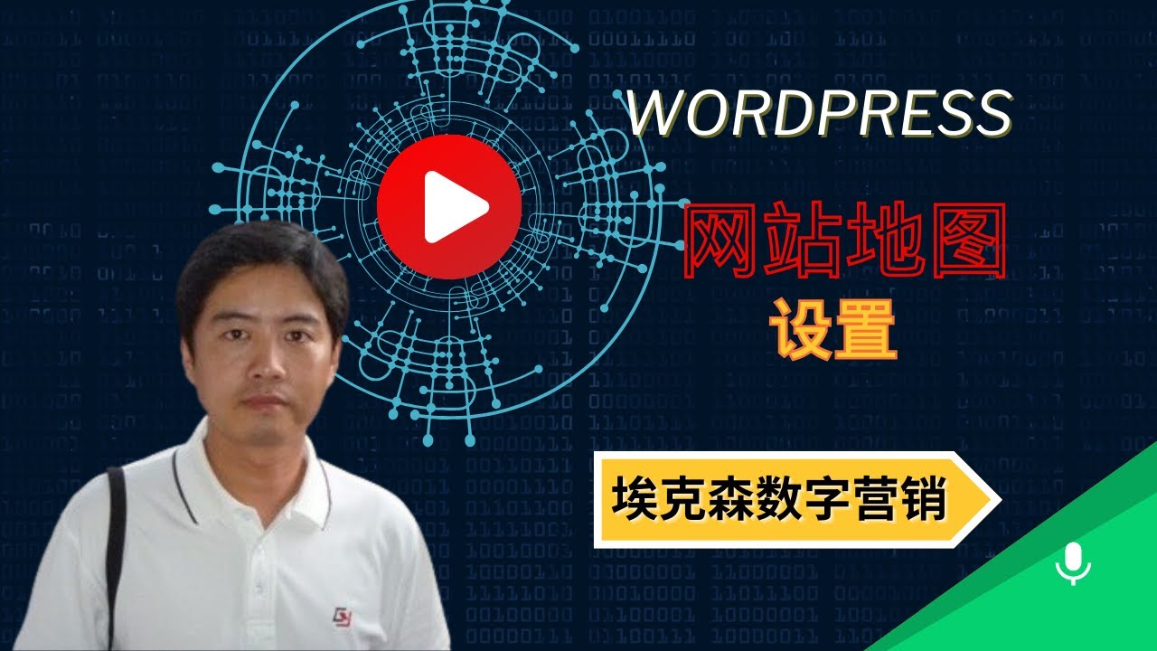 32.WordPress网站地图设置（elementor）-埃克森数字营销 - YouTube