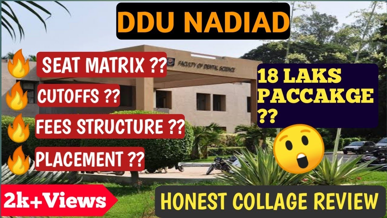 DDU NADIAD HONEST COLLEGE REVIEW.... - YouTube