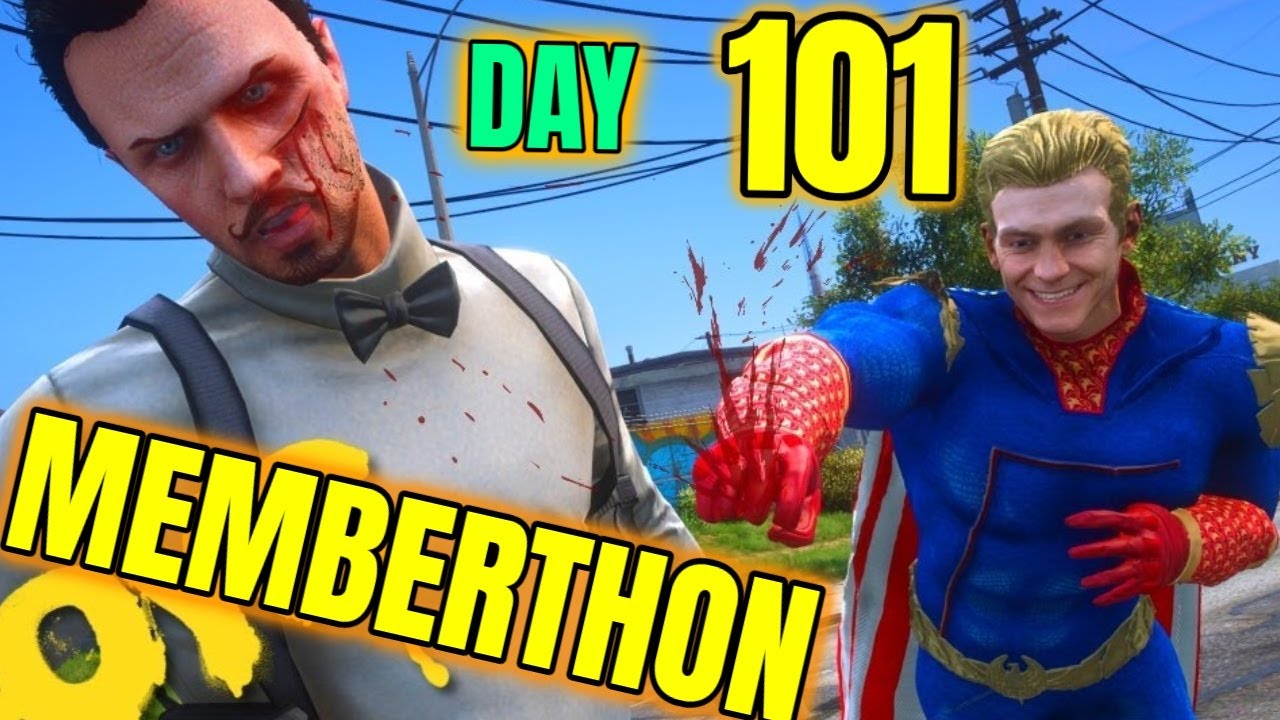 Homelander Takes Over GTA 5 RP - Memberthon Day 101 - YouTube