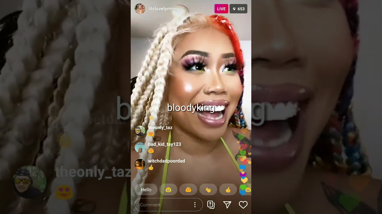 Love n Hip Hop Atlanta @itslovelymimi getting make up done n does her ...