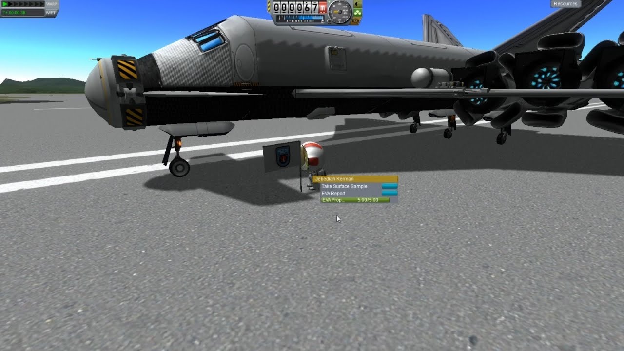 KSP MK3 Stock Space Plane - YouTube