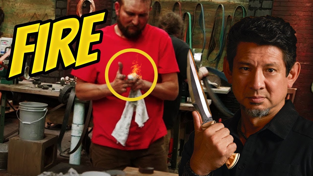 Doug Marcaida SUFFERED An Injury During in Forged in Fire - YouTube