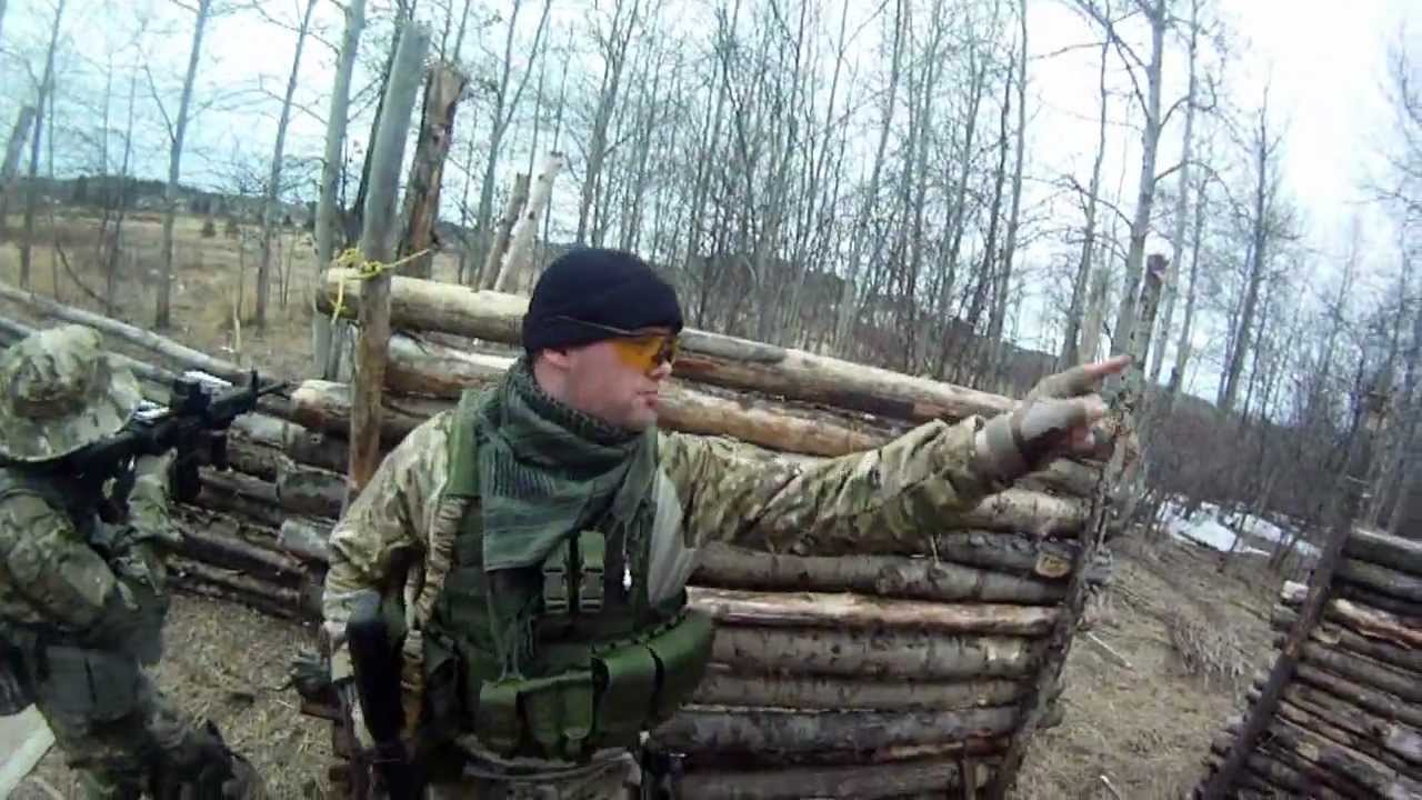 Airsoft Game, double knife kill, kjw KC02 sniper rifle,g&g umg, magnum ...