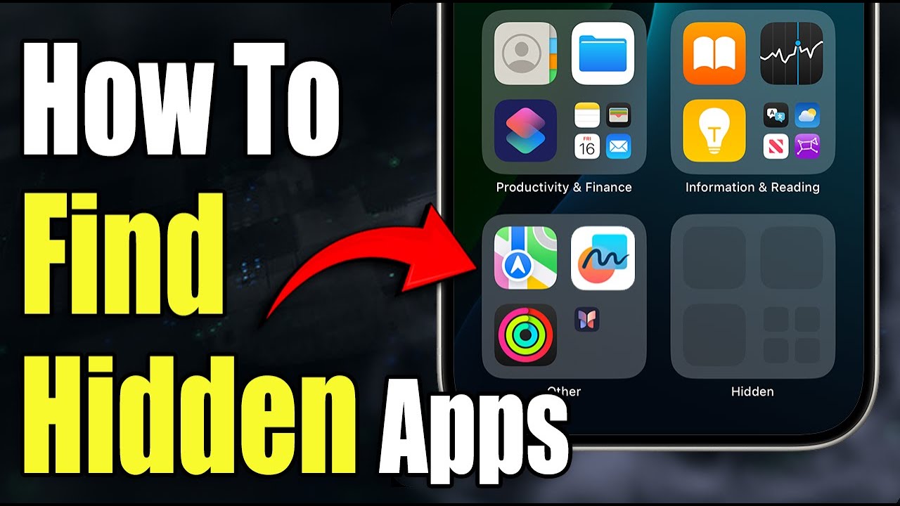 How to Find Hidden Apps on iPhone - FULL GUIDE - YouTube