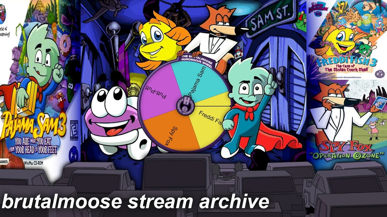 PJ Sam 3 / Freddi Fish 3 / Spy Fox 3 | HUMONGOUS WHEEL #3 - YouTube