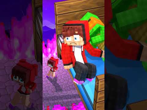 MAIZEN -  Baby JJ's Falling in a Dream (JJ and Mikey Minecraft Animation)