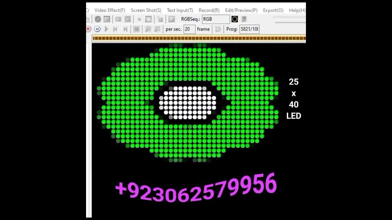 All size pixel Led program available - YouTube