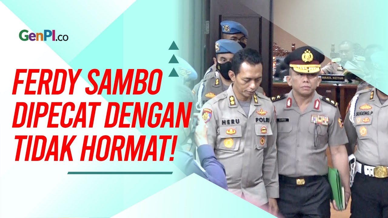 Ferdy Sambo Dipecat Dengan Tidak Hormat! - YouTube