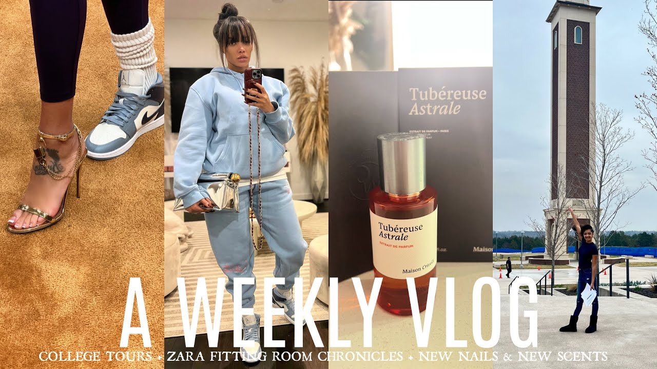 WEEKLY VLOG | Exploring Colleges, Birthday Preparations and Zara Finds - YouTube