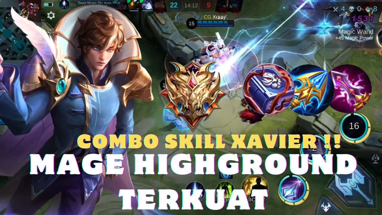 GAMEPLAY XAVIER!! COMBO SKILL XAVIER TERBARU - MOBILE LEGENDS - YouTube