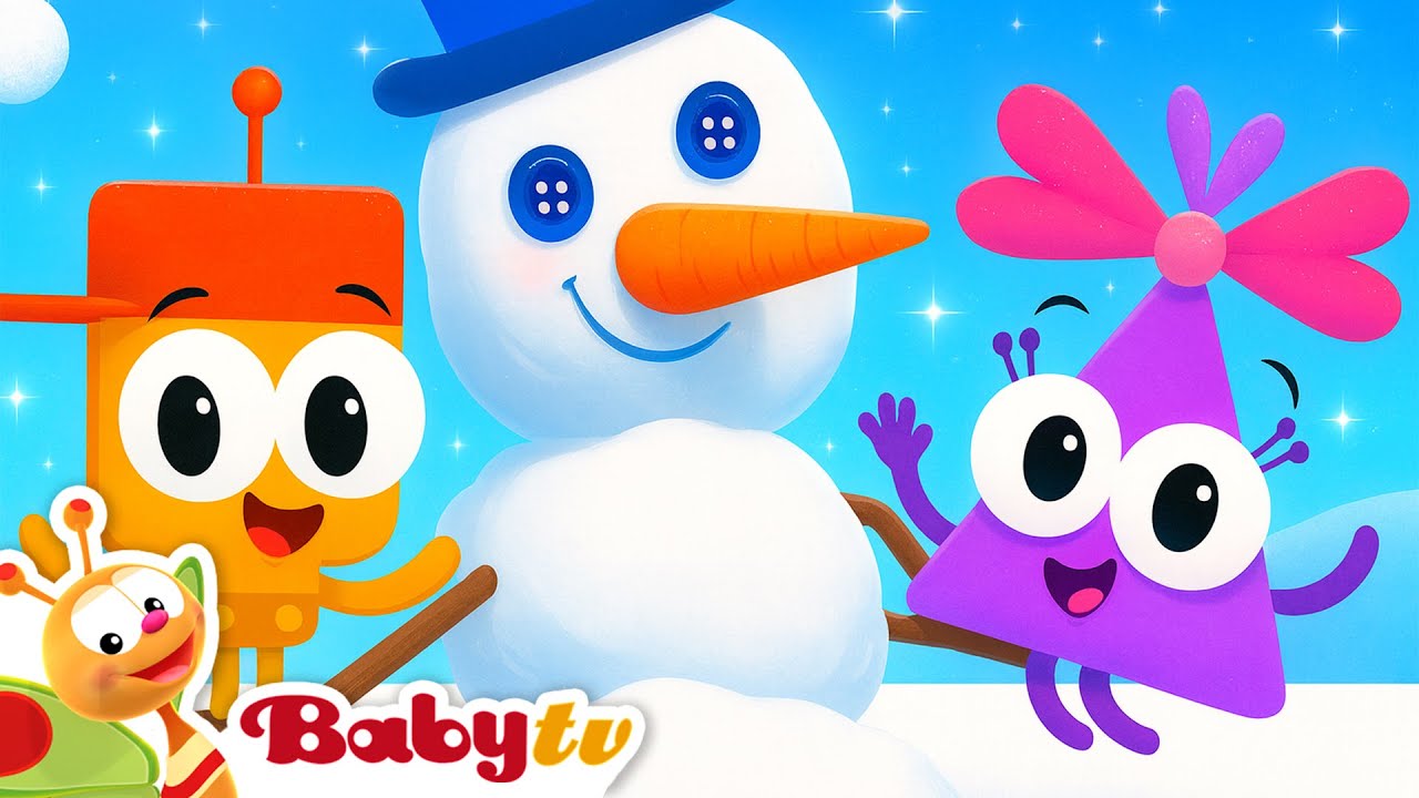 Building a Snowman ⛄| Fun Adventures for Toddlers |Cartoons @BabyTV ...