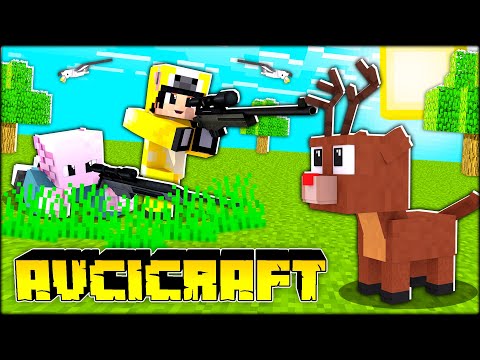 AV SEZONU BAŞLADI!!! | AvcıCraft | Minecraft | Bölüm 1