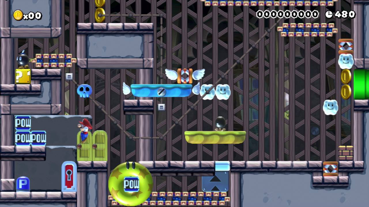 Super Mario Maker: 1 Screen Puzzle: Muncher Movin' (Billy) - YouTube