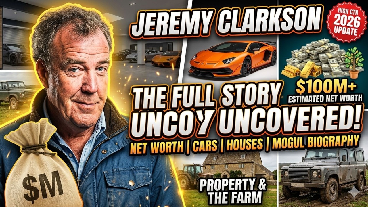 Jeremy Clarkson: Net Worth, Cars, Houses, & More! The Full Story - YouTube