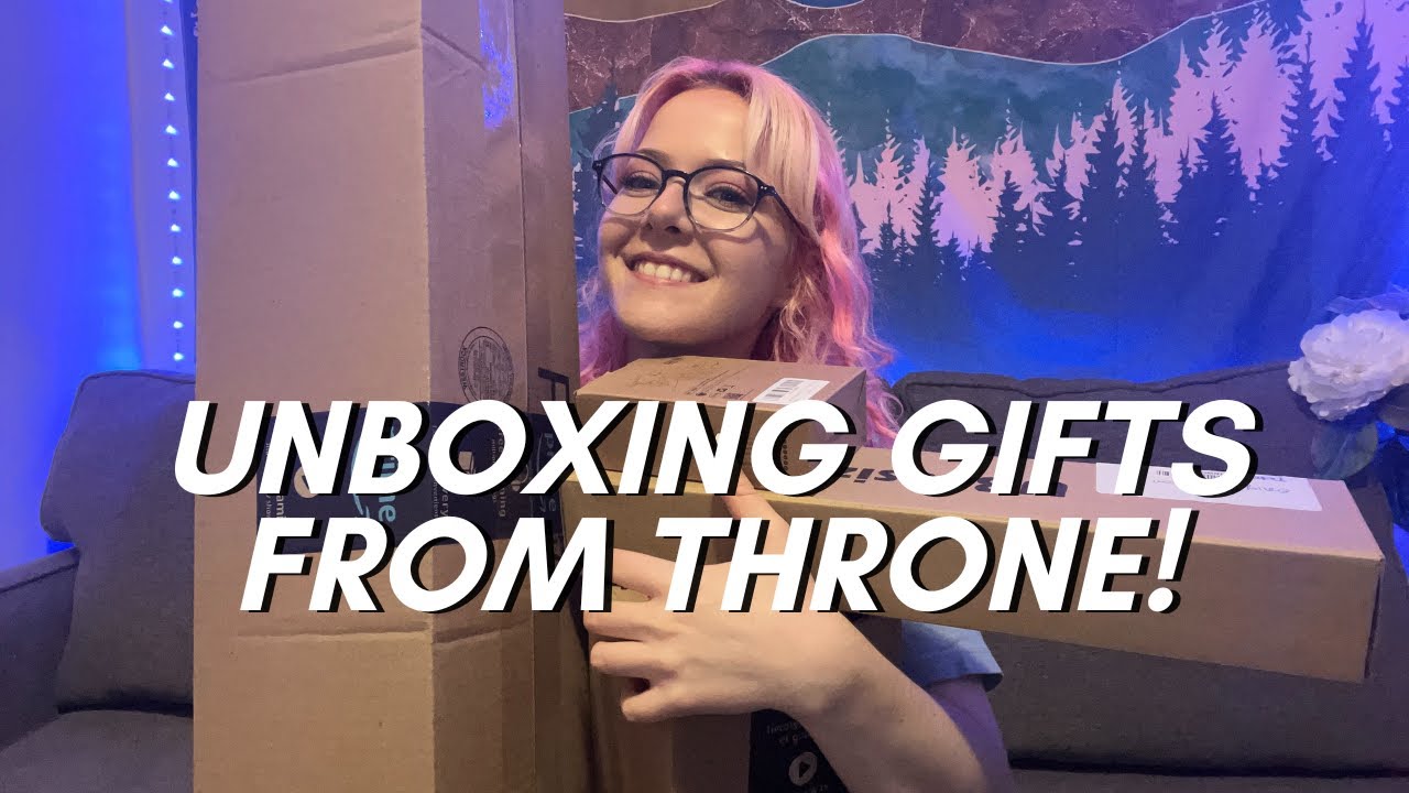 Unboxing Gifts from Throne! - YouTube