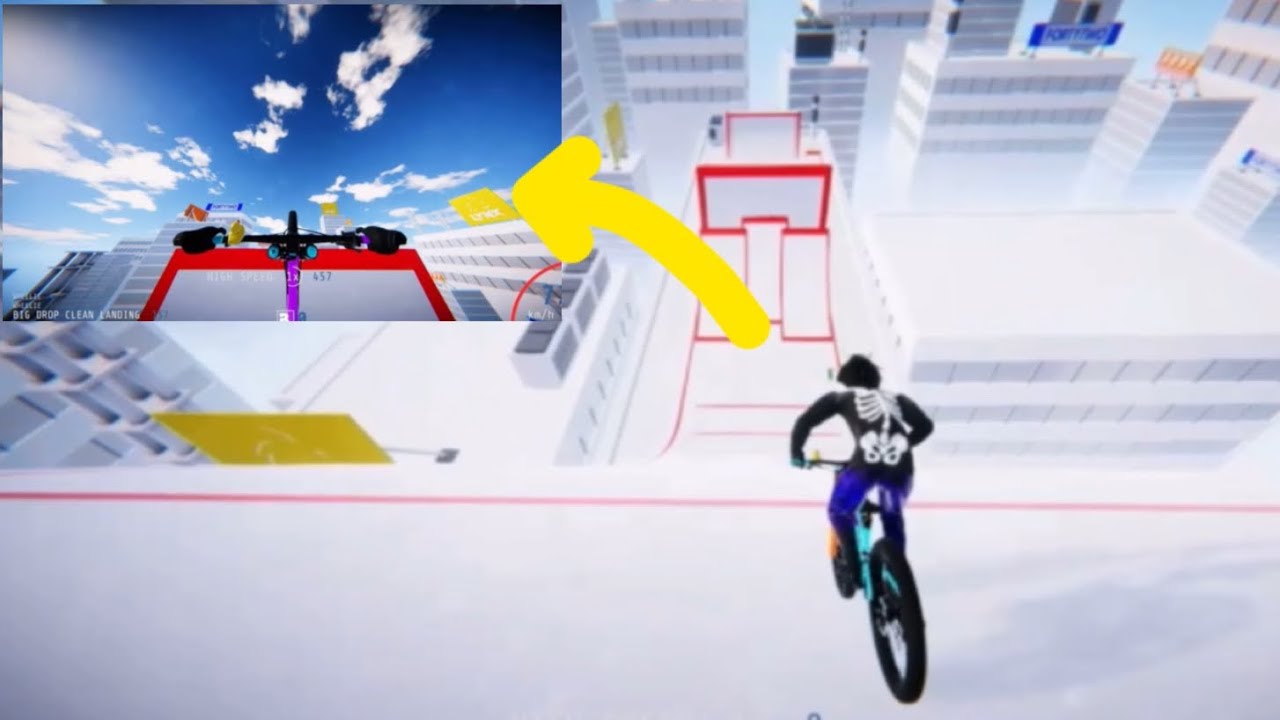 The mega ramp in first person is just different… (descenders) - YouTube