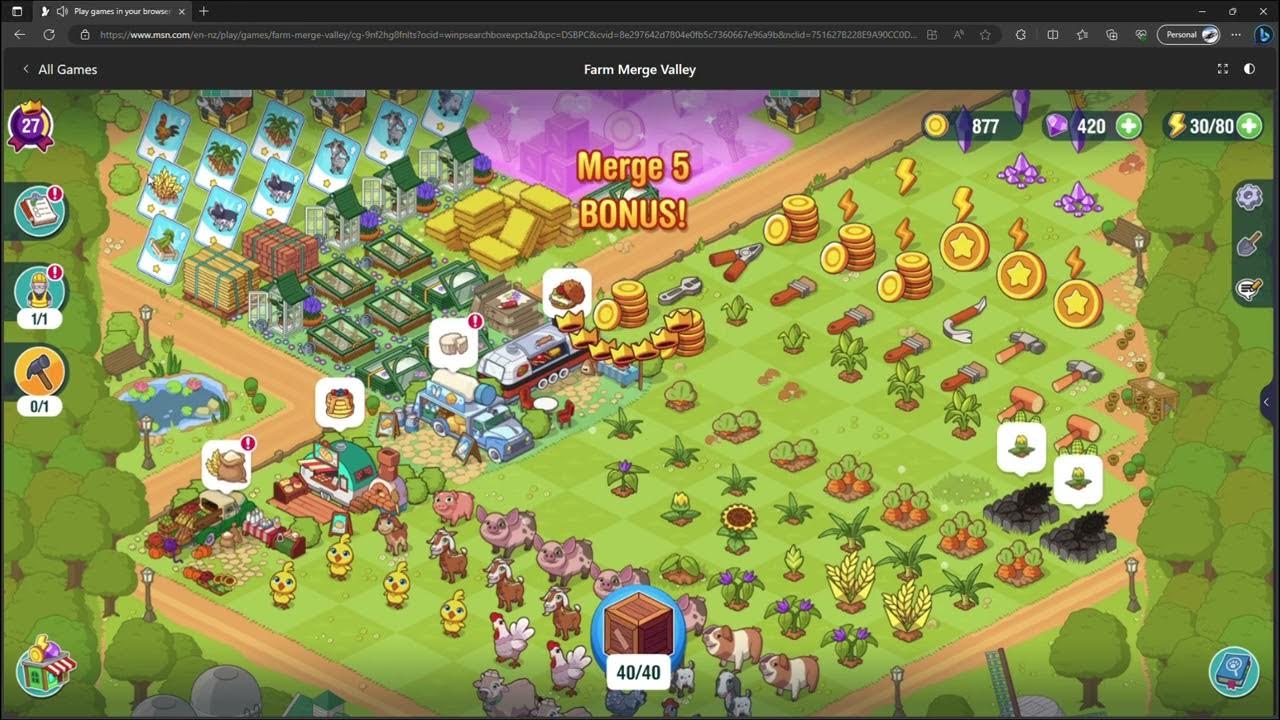 Satisfying Moment! | Farm Merge Valley - YouTube